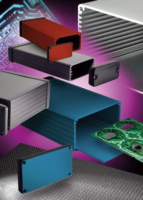 Coloured aluminium enclosures - Published in Dataweek
