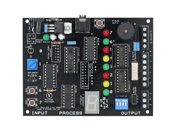 PICAXE-18X T4 TRAINER BOARD - Communica [Part No: PICAXE-18X T4 TRAINER ...