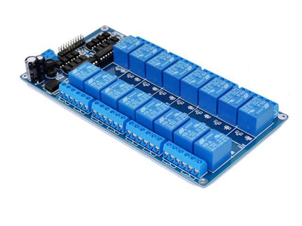 HKD RELAY BOARD 16CH 5V - Communica [Part No: HKD RELAY BOARD 16CH 5V]