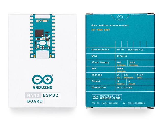 Arduino Esp32 Nano Original Communica Part No Arduino Esp32 Nano Original