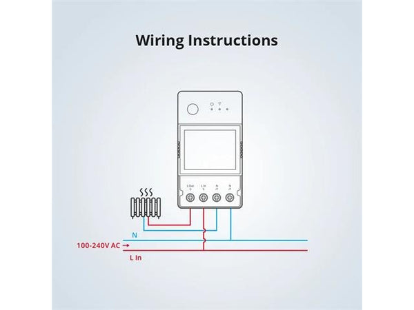 SONOFF ENERGY MONITOR POWR320D - Communica [Part No: SONOFF ENERGY ...