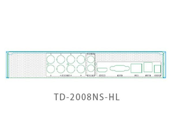 TVT TD-2008NS-HL-L - Communica [Part No: TVT TD-2008NS-HL-L]