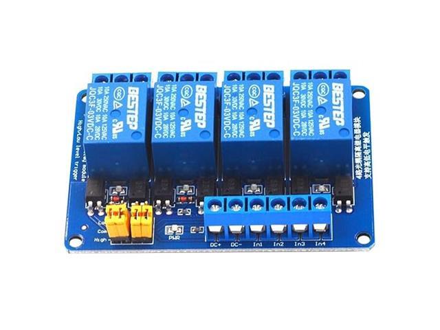 BDD RELAY BOARD 4CH 3.3V - Communica [Part No: BDD RELAY BOARD 4CH 3.3V]