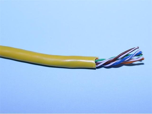 CAB04PR UTP SOLID COPPER YL - Communica [Part No: CAB04PR UTP SOLID ...