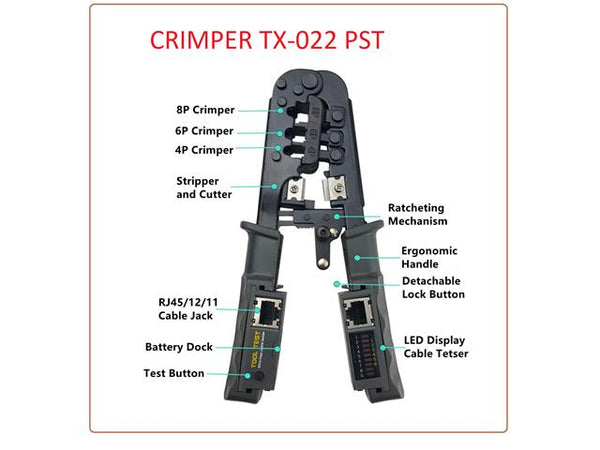 CRIMPER TX-022 PST - Communica [Part No: CRIMPER TX-022 PST]