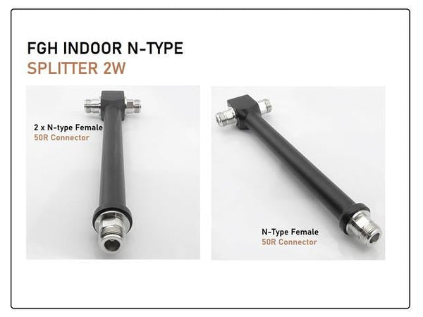 FGH INDOOR N-TYPE SPLITTER 2W - Communica [Part No: FGH INDOOR N-TYPE ...
