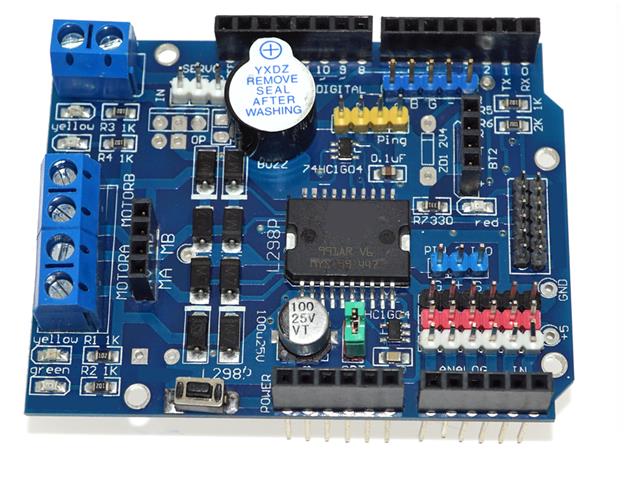 HKD DUAL DC MOTOR SHIELD L298 - Communica [Part No: HKD DUAL DC MOTOR ...