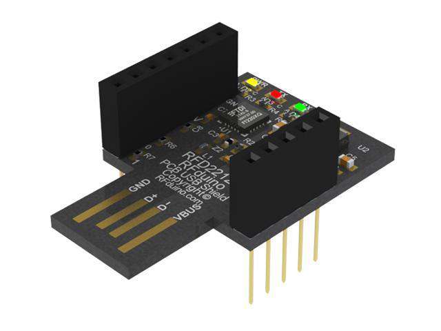 RFDUINO PCB USB SHIELD - Communica [Part No: RFDUINO PCB USB SHIELD]