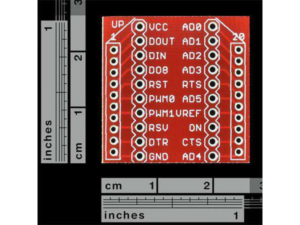 SPF BREAKOUT FOR XBEE MODULE - Communica [Part No: SPF BREAKOUT FOR ...